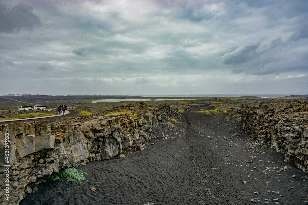 Reykjanes Peninsula, Iceland: The rift between the European and North ...