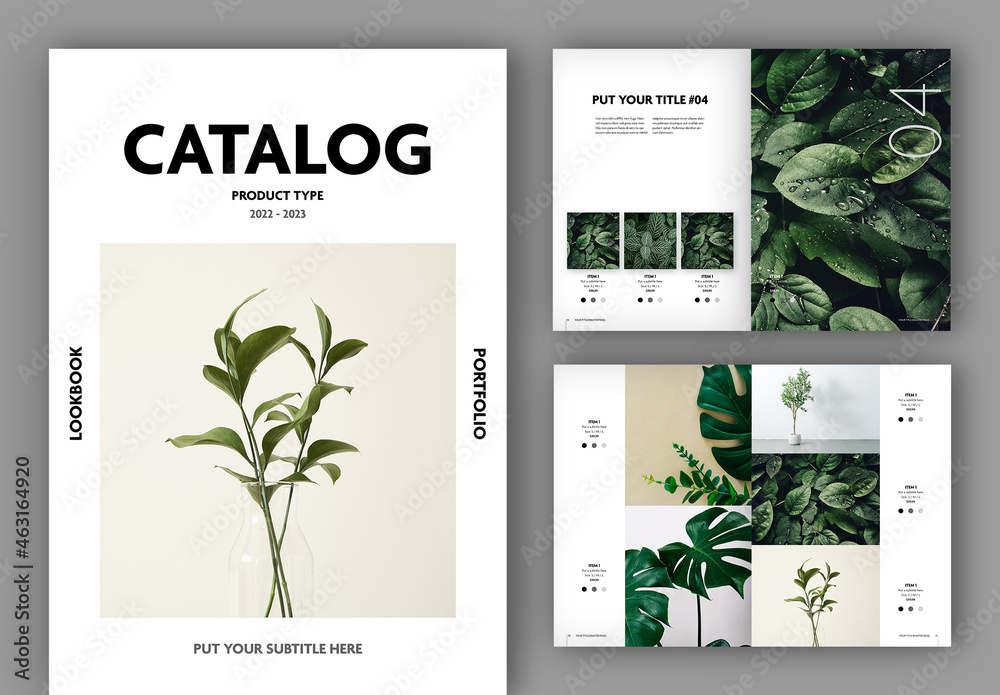 Catalog Layout Stock Template | Adobe Stock