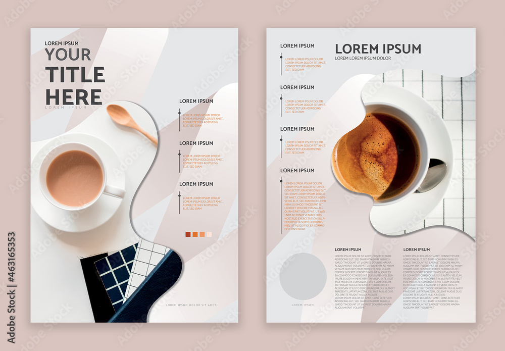 Coffee Poster Design Set Stock Template | Adobe Stock