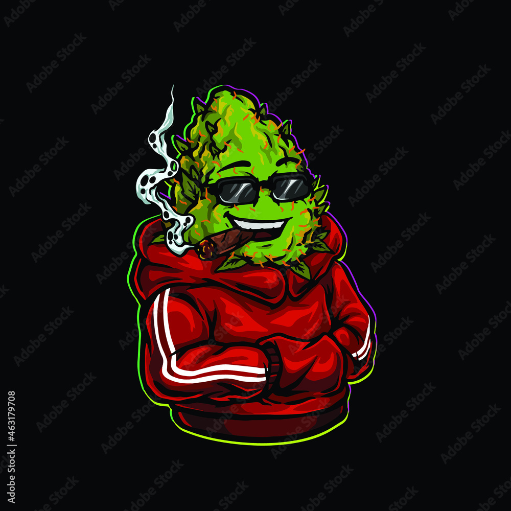 Weed Nug Vector Art