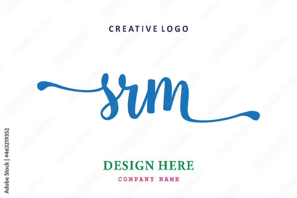 SRM lettering logo is simple, easy to understand and authoritative ...