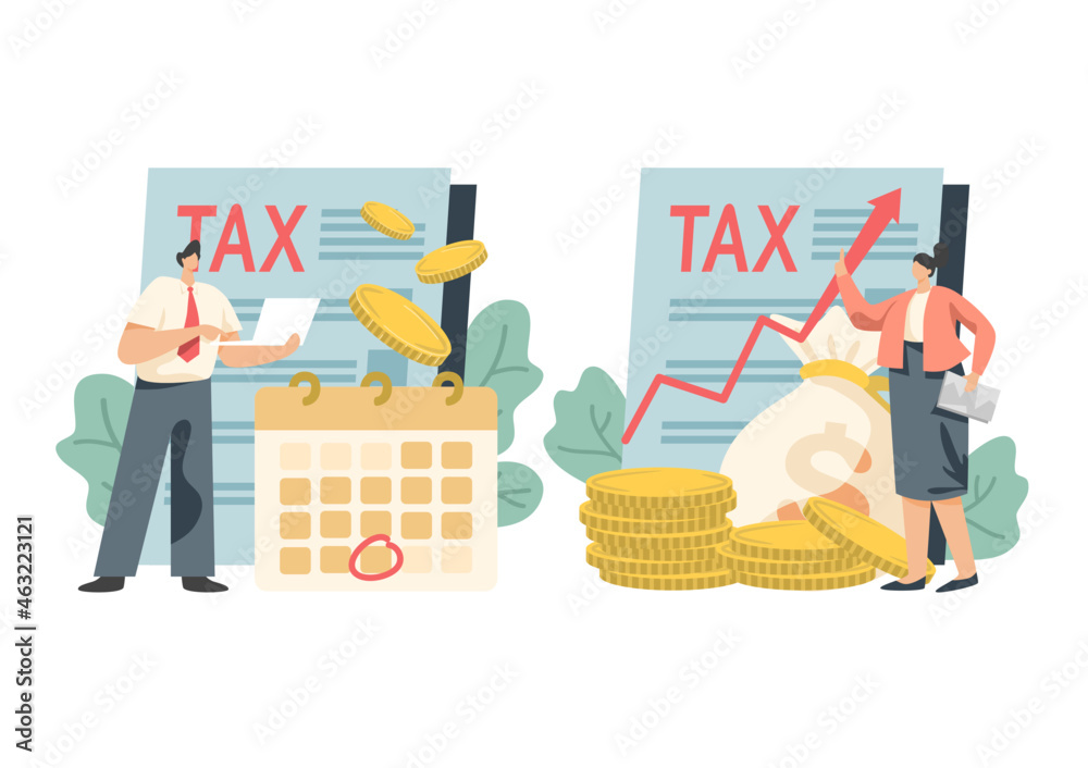 Taxes and fees paid Financial costs, calculation of mandatory payments ...