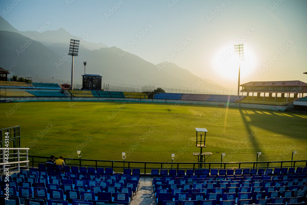 HPCA cricket stadium, Dharamshala India Stock Photo | Adobe Stock