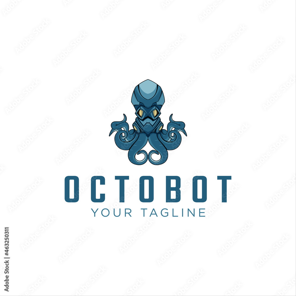 templates for company logos, emblems, mascots, and more. with robot and ...