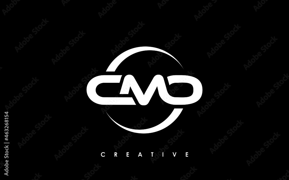 CMO Letter Initial Logo Design Template Vector Illustration Stock ...