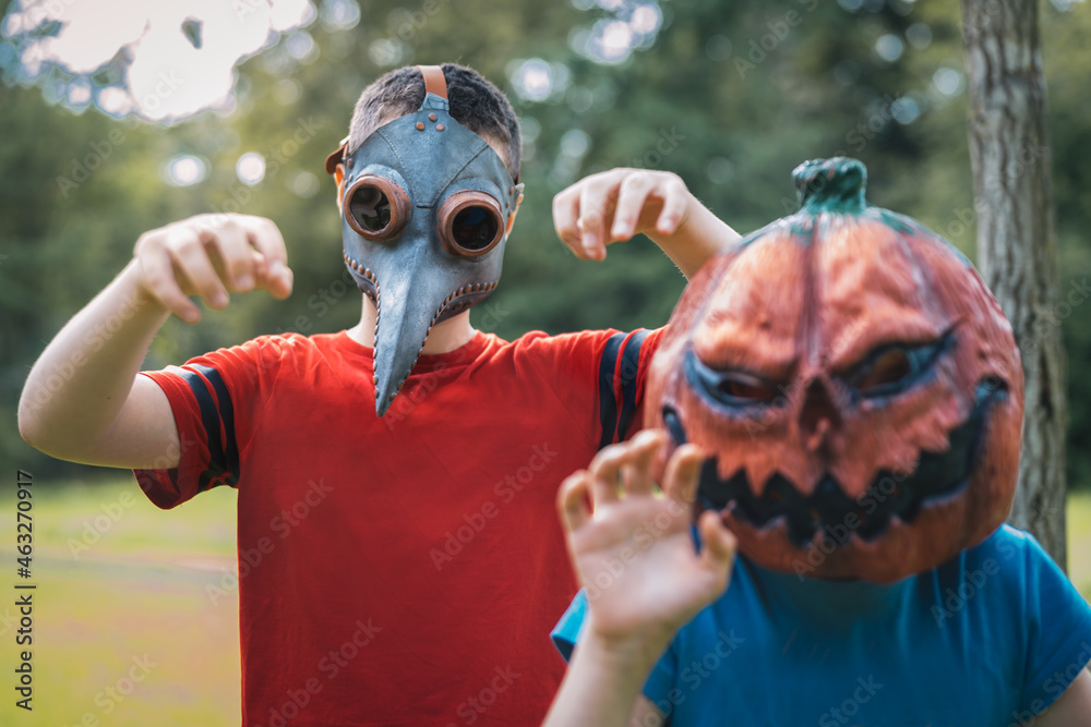 Gas Mask Pumpkin