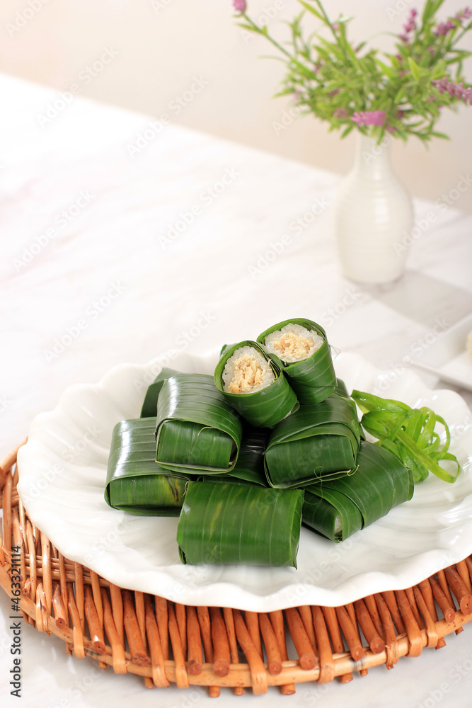Lemper is Indonesian Traditional Dish Made from Glutinous or Sticky ...