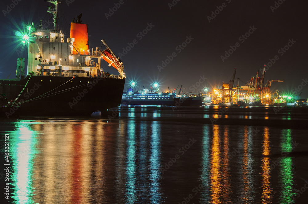 The port which is vital for business, serves as an effective hub for ...