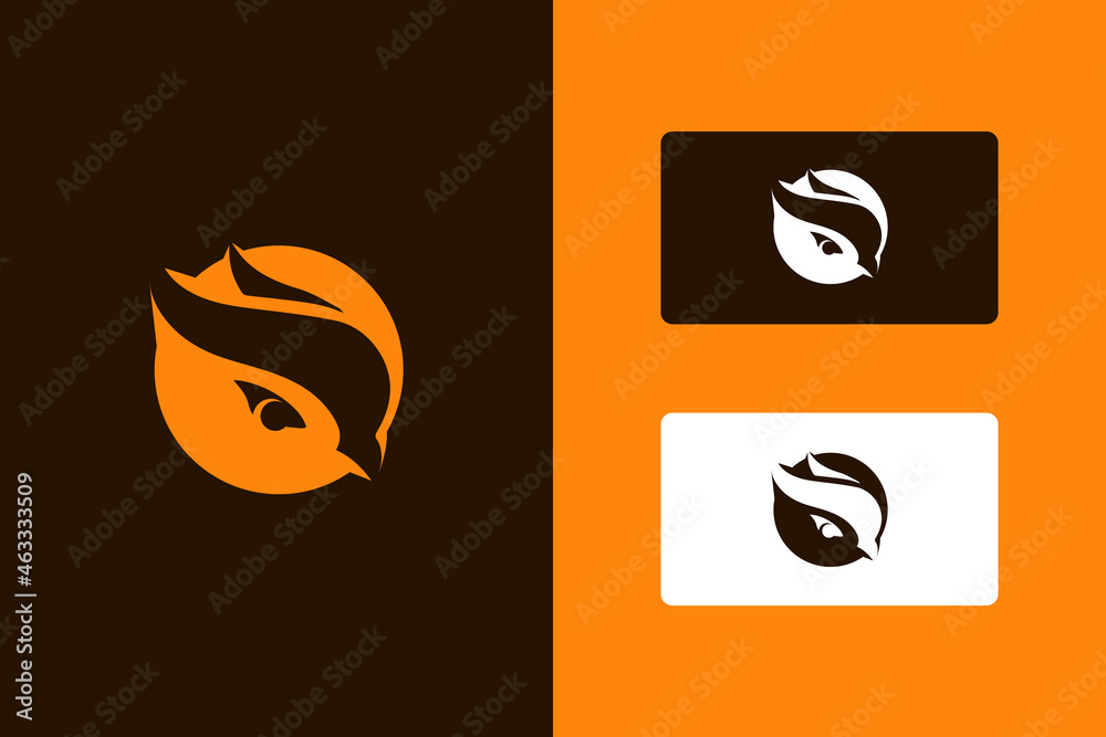 Abstract minimalistic flat logo design Stock Vector | Adobe Stock