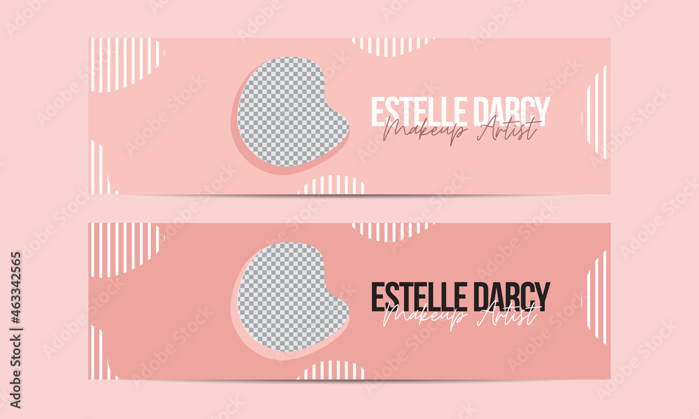 Graphic Designer Profile LinkedIn Banner Stock Vector | Adobe Stock