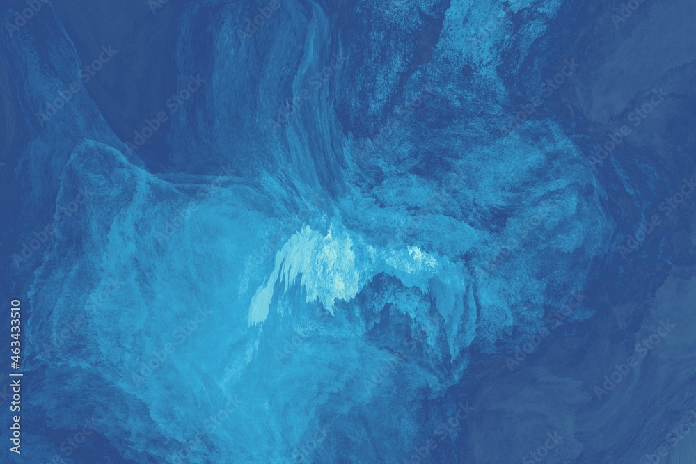 abstract blue background, swirly water splash, fluid art, interior ...