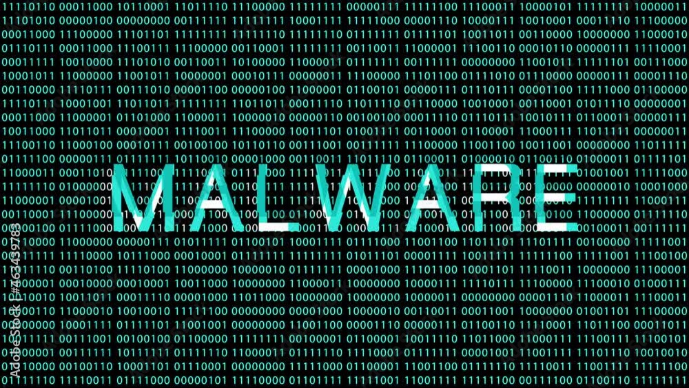 Malware Text Glitched Animation on Binary Number Background Stock ビデオ ... Malware Text Glitched Animation on Binary Number Background Stock ビデオ ...