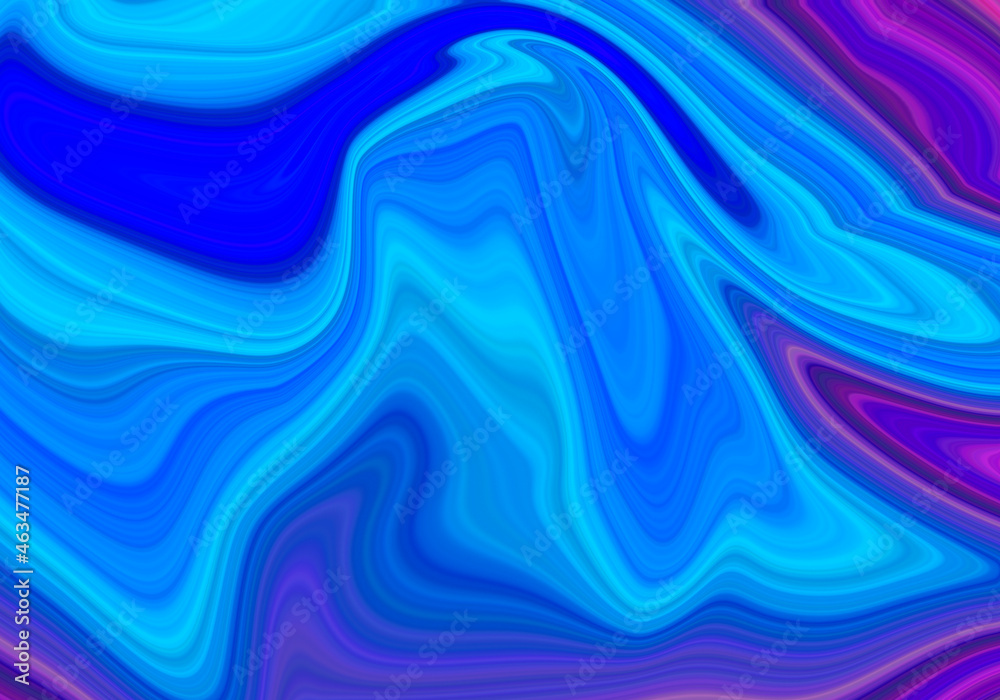 Fondo de pintura mezclada de color azul. Stock Illustration | Adobe Stock