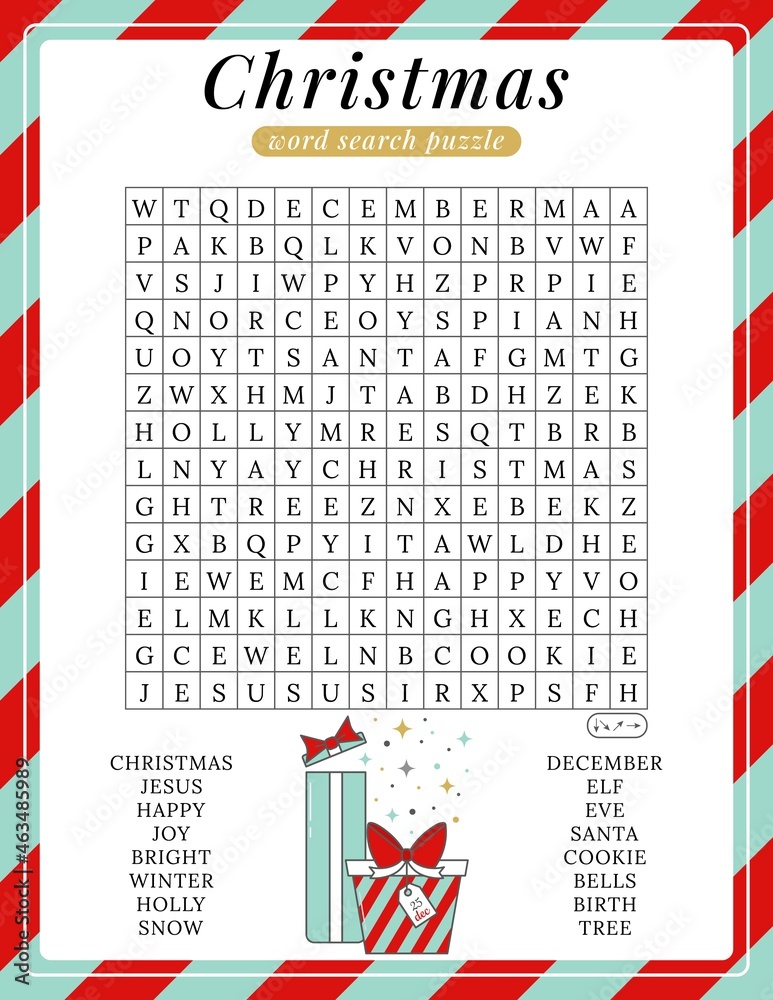 Christmas Word Puzzle Games