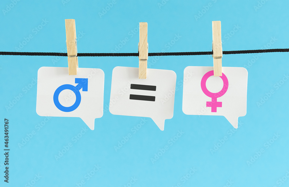 Gender Equality And Sexism Concept Stock Photo | Adobe Stock