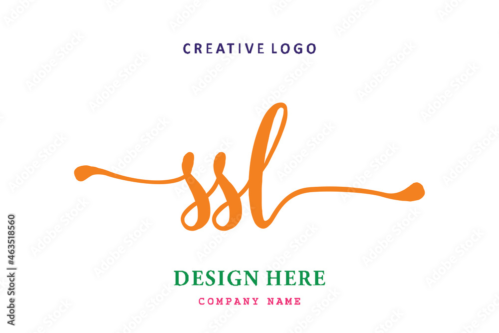 SSL lettering logo is simple, easy to understand and authoritative ...