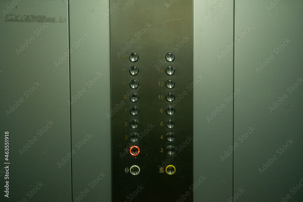door, button, metal, elevator, box, vector, illustration, switch, lock ...
