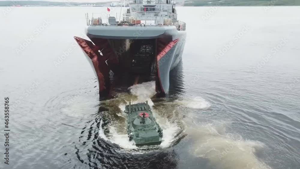 Project 775 large landing ships - codified by NATO - Ropucha. The ships ...