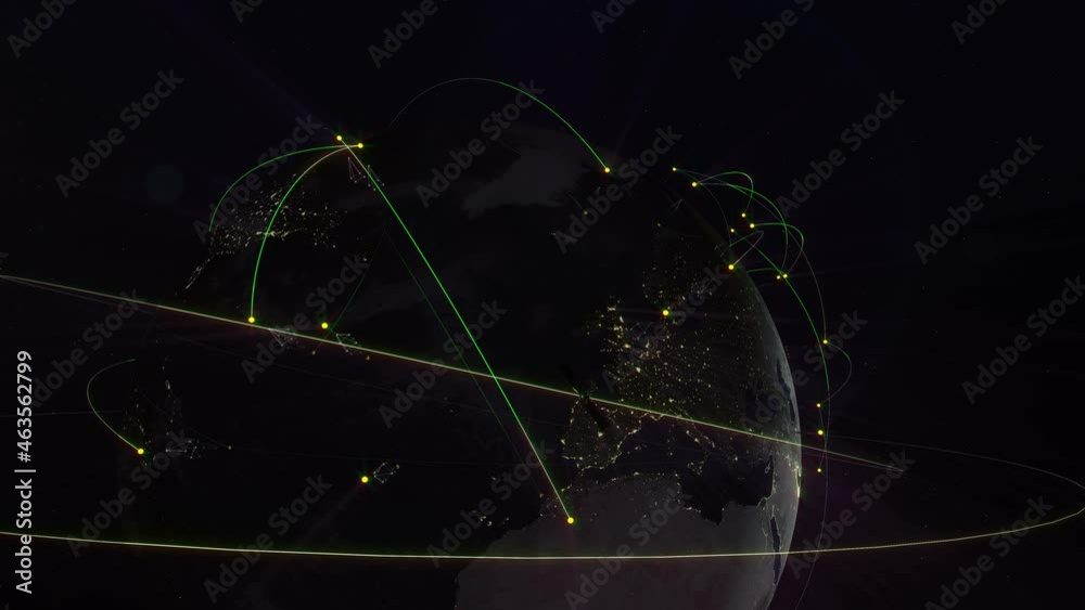 PNG Alpha.World.Global connection.5D towers connections.World map 3D ...