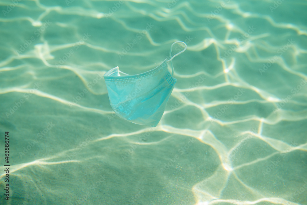 Ocean pollution. Consequences of overuse of surgical masks and improper ...