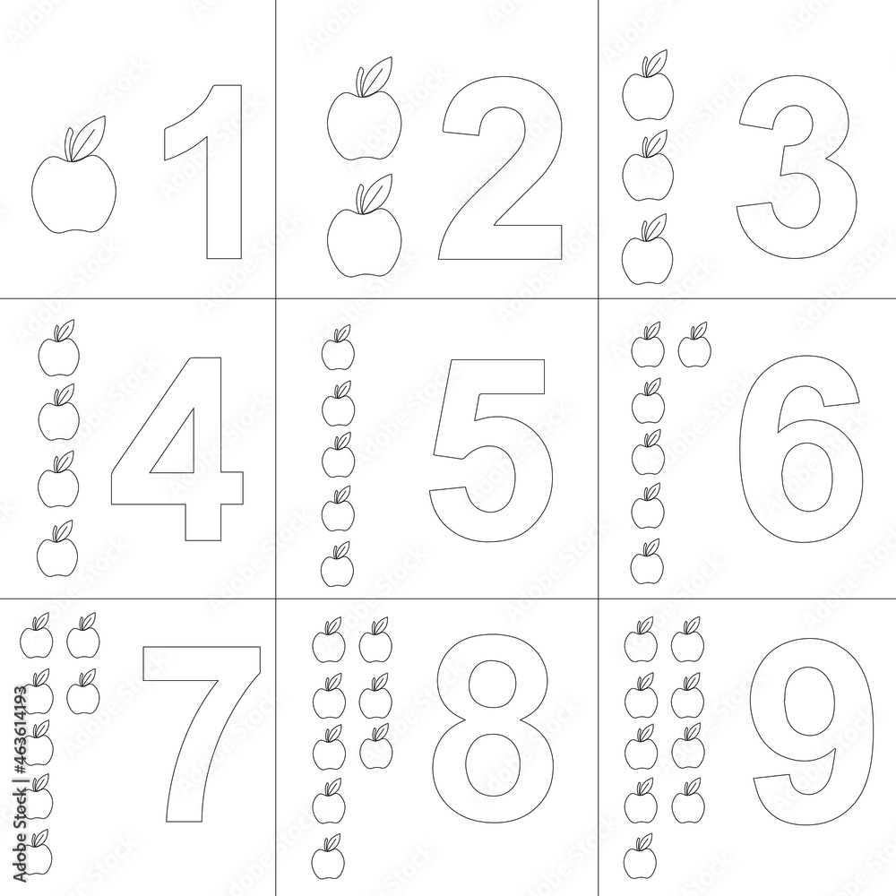 shapes are outlines for drawing. stencils for children. school stencils ...