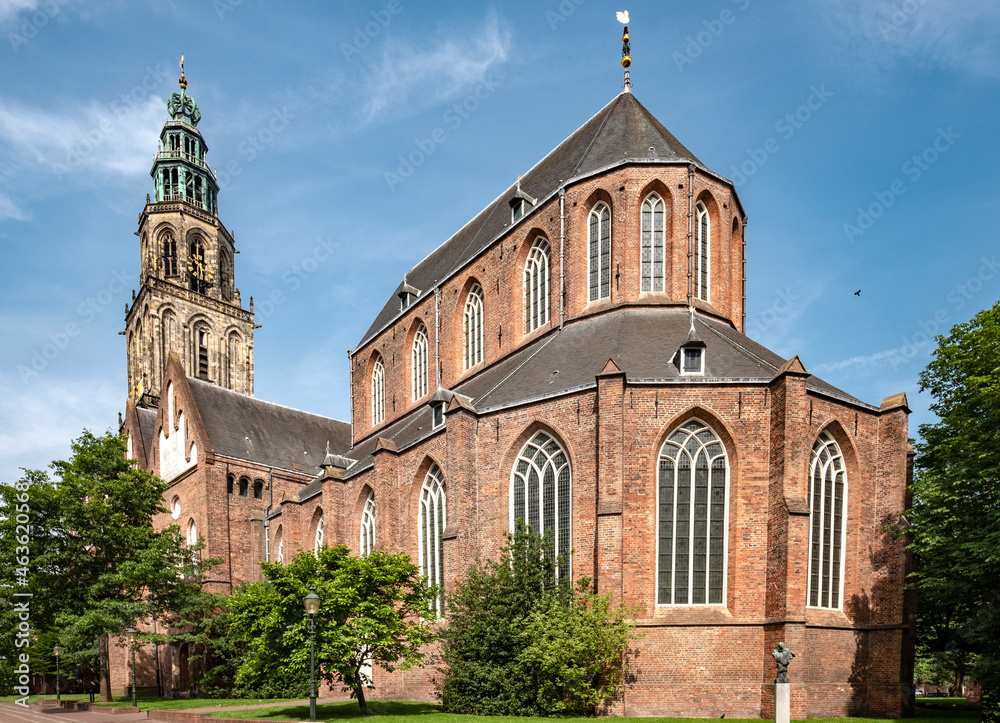 Martinikerk, Groningen, Groningen Province, The Netherlands Stock Photo ...