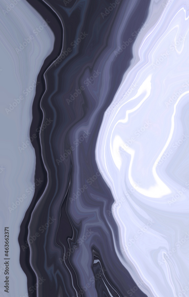Abstract bright fluid gray black and silver white marmoreal background ...