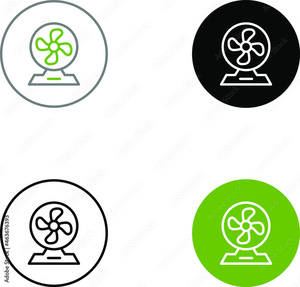 Ceiling Fan Icon Thin Linear Ceiling Fan Outline Sign From Electronic Devices Collection Fans