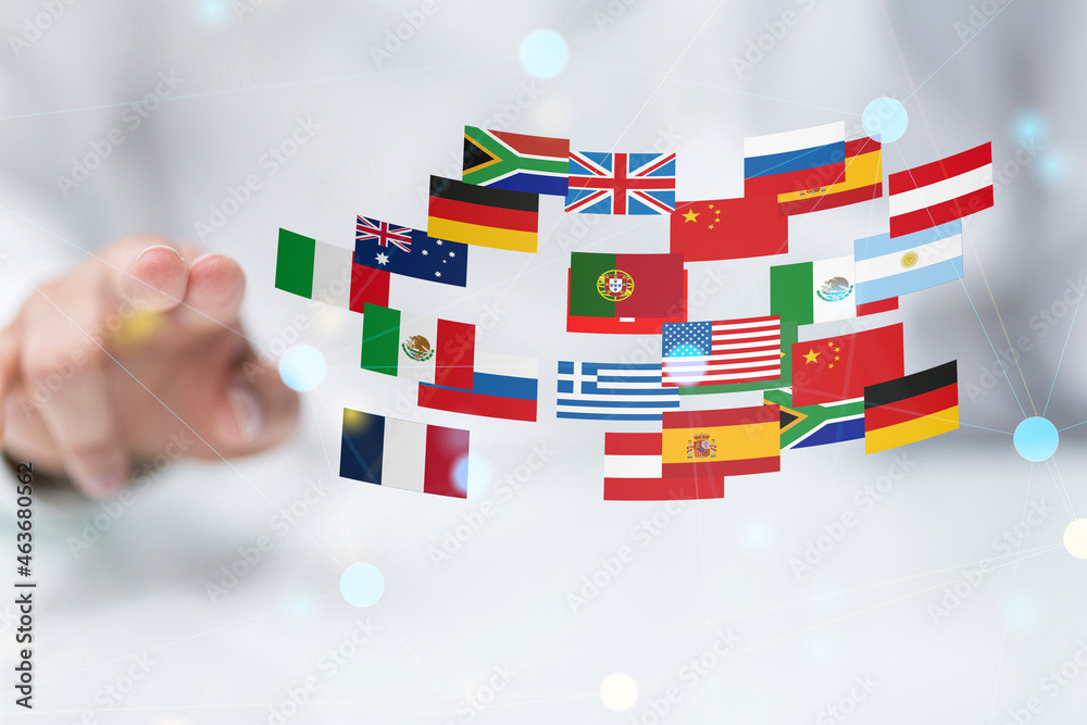 All official national flags of the world Stock Photo | Adobe Stock