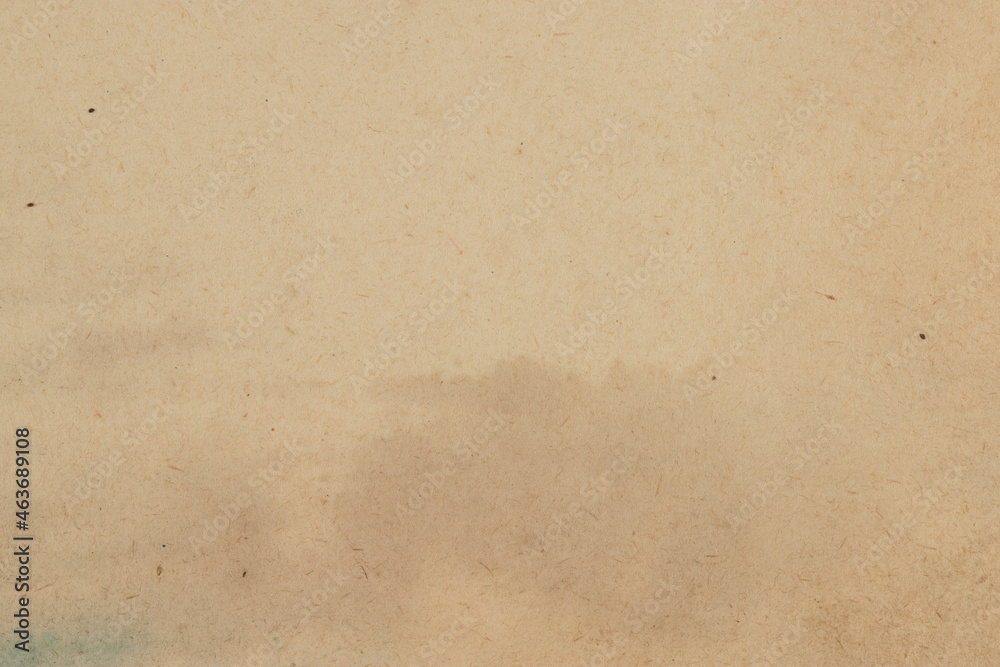 yellow stained paper, texture, old sheets from a book, isolate on a ...