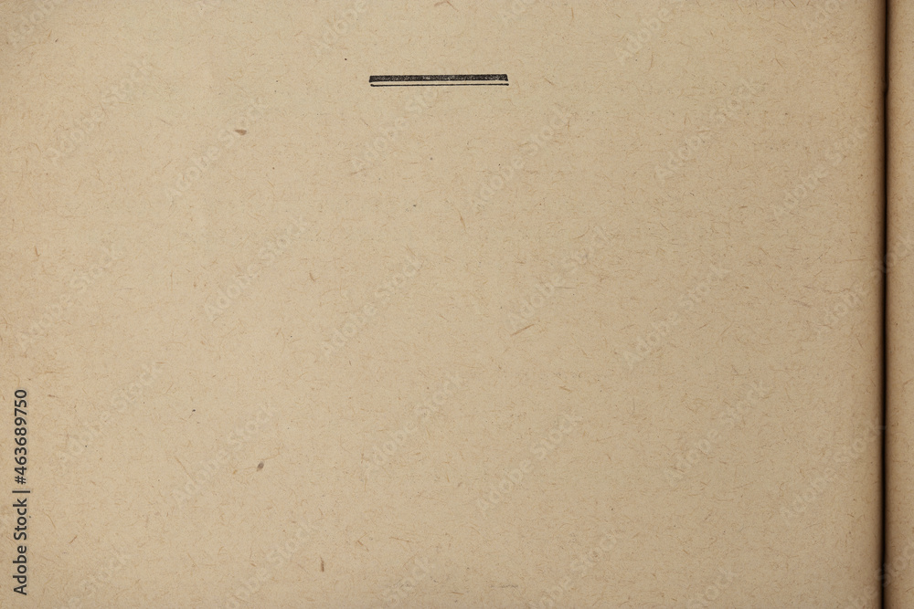 yellow stained paper, texture, old sheets from a book, isolate on a ...