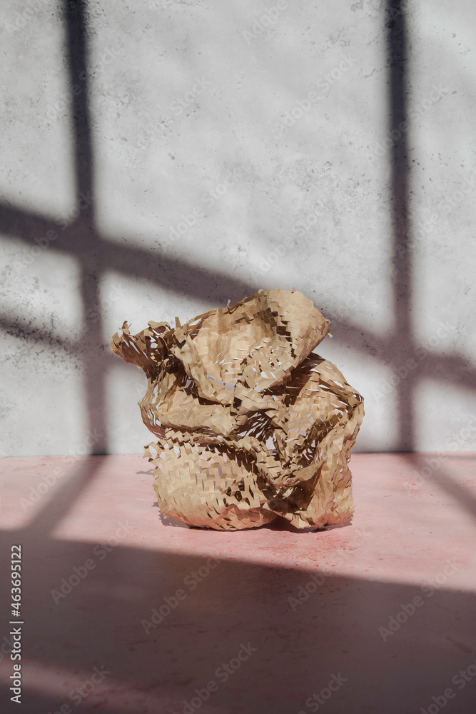 Biodegradable wrapping paper near the sunny window Stock Photo | Adobe ...