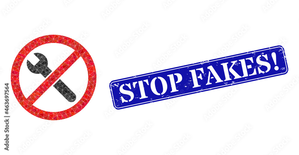 Low-poly forbidden repair combined of scattered filled triangles, and ...