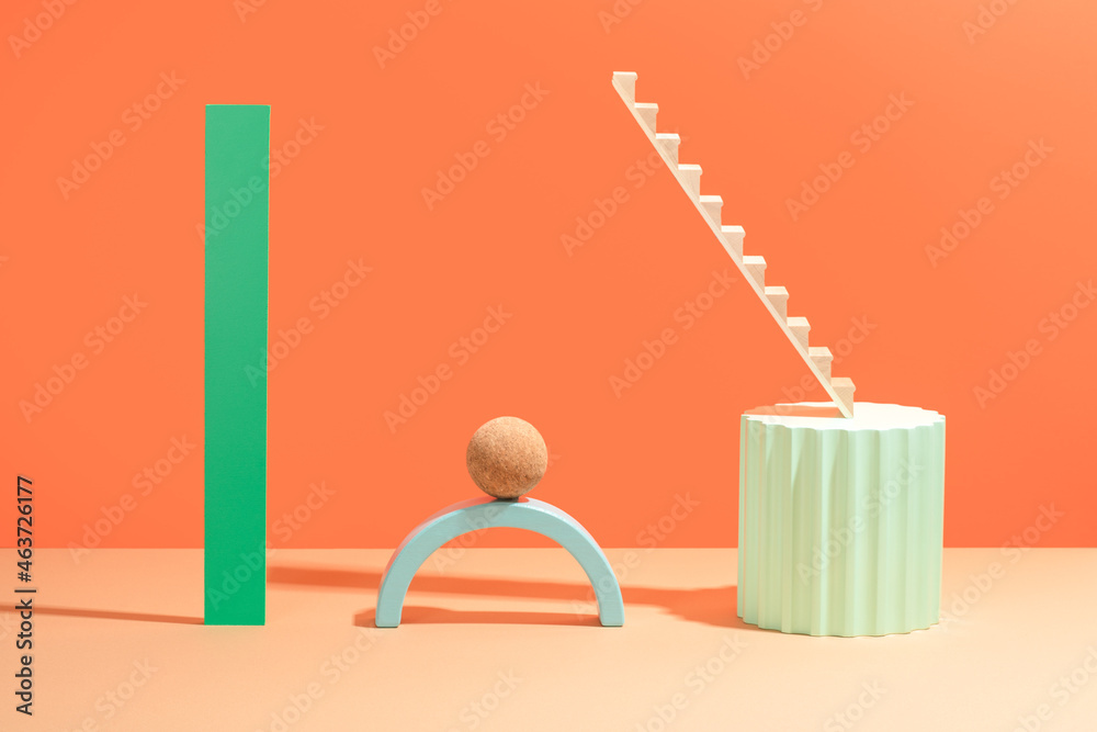 Floating stairs Stock Photo | Adobe Stock