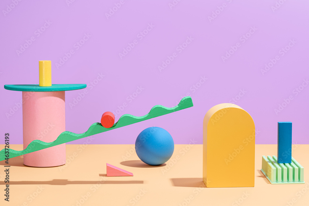 Playful objects Stock Photo | Adobe Stock