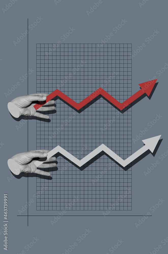 Hands Holding Graphs Stock Photo | Adobe Stock