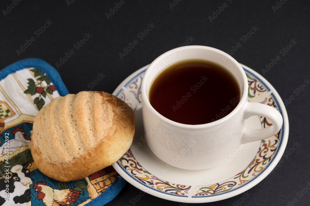 Café con pan dulce, una forma normal o común de tomar café en Guatemala ...