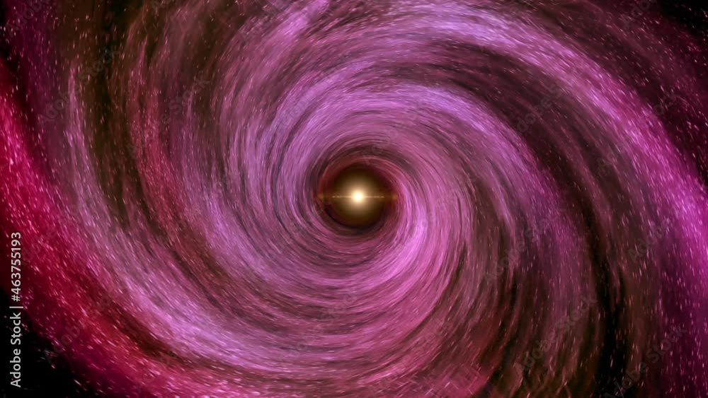 Video Stock Super massive black hole rotation Loop . 4K Rotating black ...