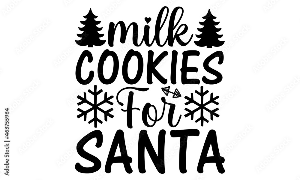 Milk cookies for Santa SVG, Christmas SVG Bundle, Christmas SVG Files ...