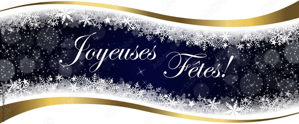 Carte de vœux pour de joyeuses fêtes Stock Illustration | Adobe Stock
