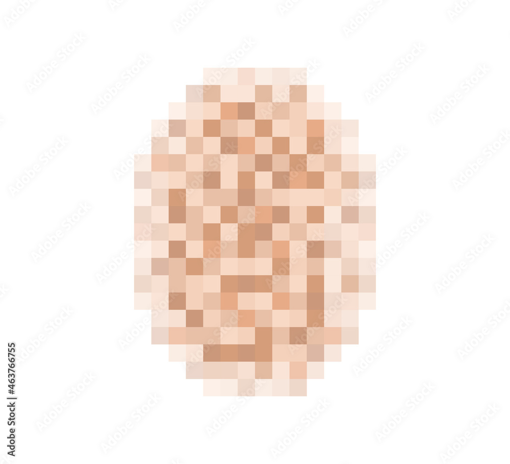 Censor blur effect texture for face or nude skin. Blurry pixel color ...