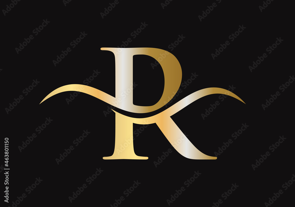 Elegant and stylish R logo design for your company. R letter logo. R ...