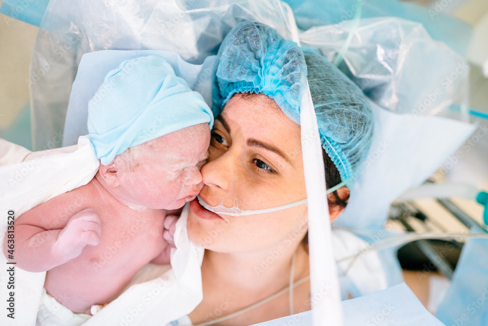 Baby Being Delivered