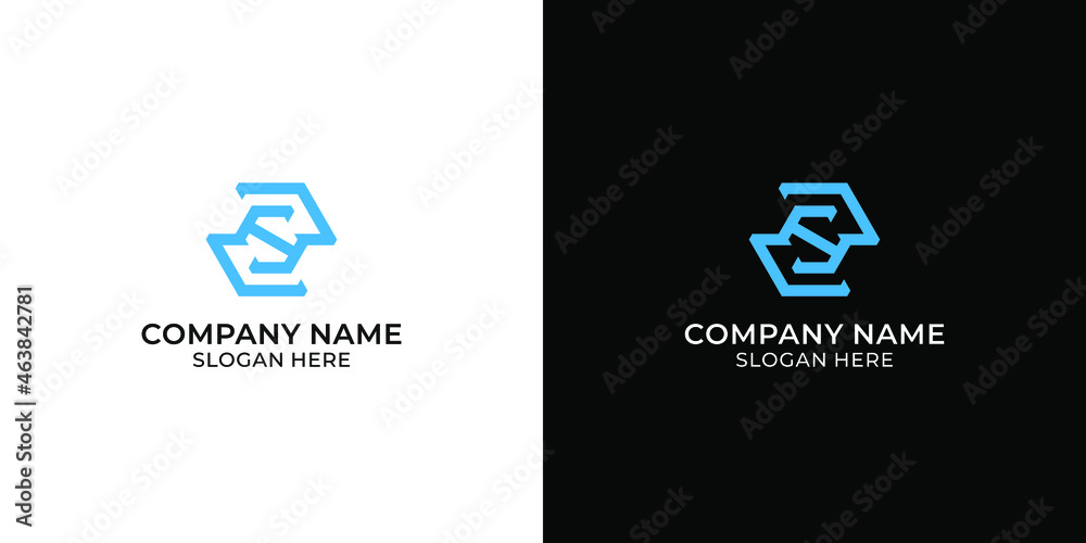 The monogram S logo is perfect for your construction logo, a bit ...