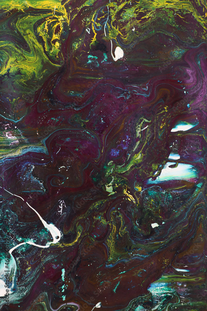 Liquid marble paint background. Liquid painting abstract texture. A ...