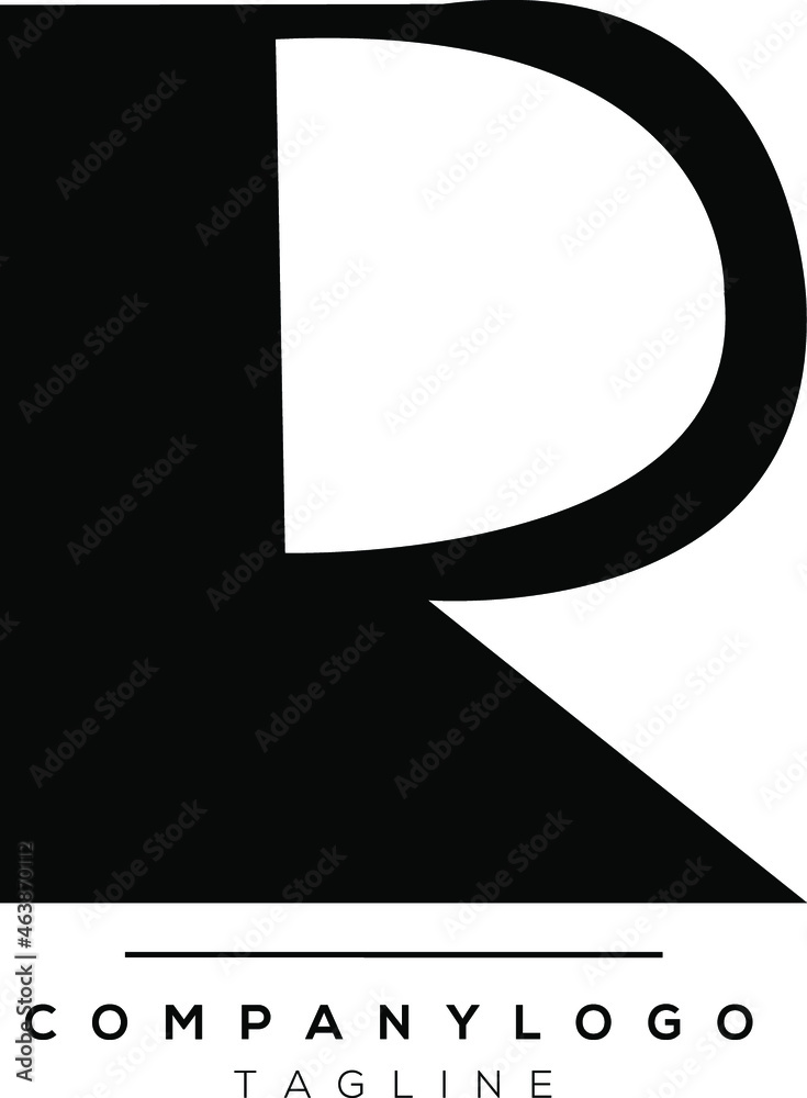 Alphabet letters Initials Monogram logo RD, RD INITIAL, RD letter Stock ...