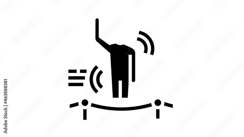 Vidéo Stock understanding body language soft skill animated glyph icon ... Vidéo Stock understanding body language soft skill animated glyph icon ...