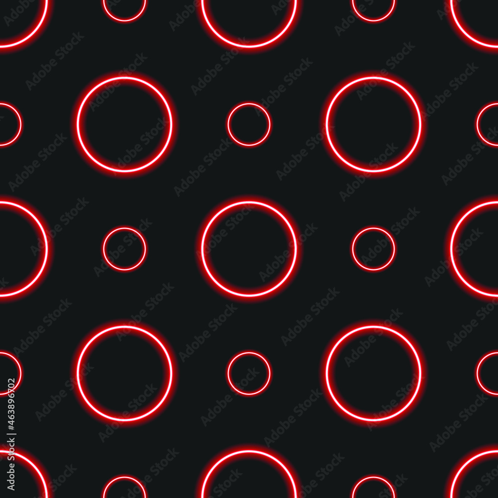 Abstract neon background. Texture of geometric shapes circle. Stock ...