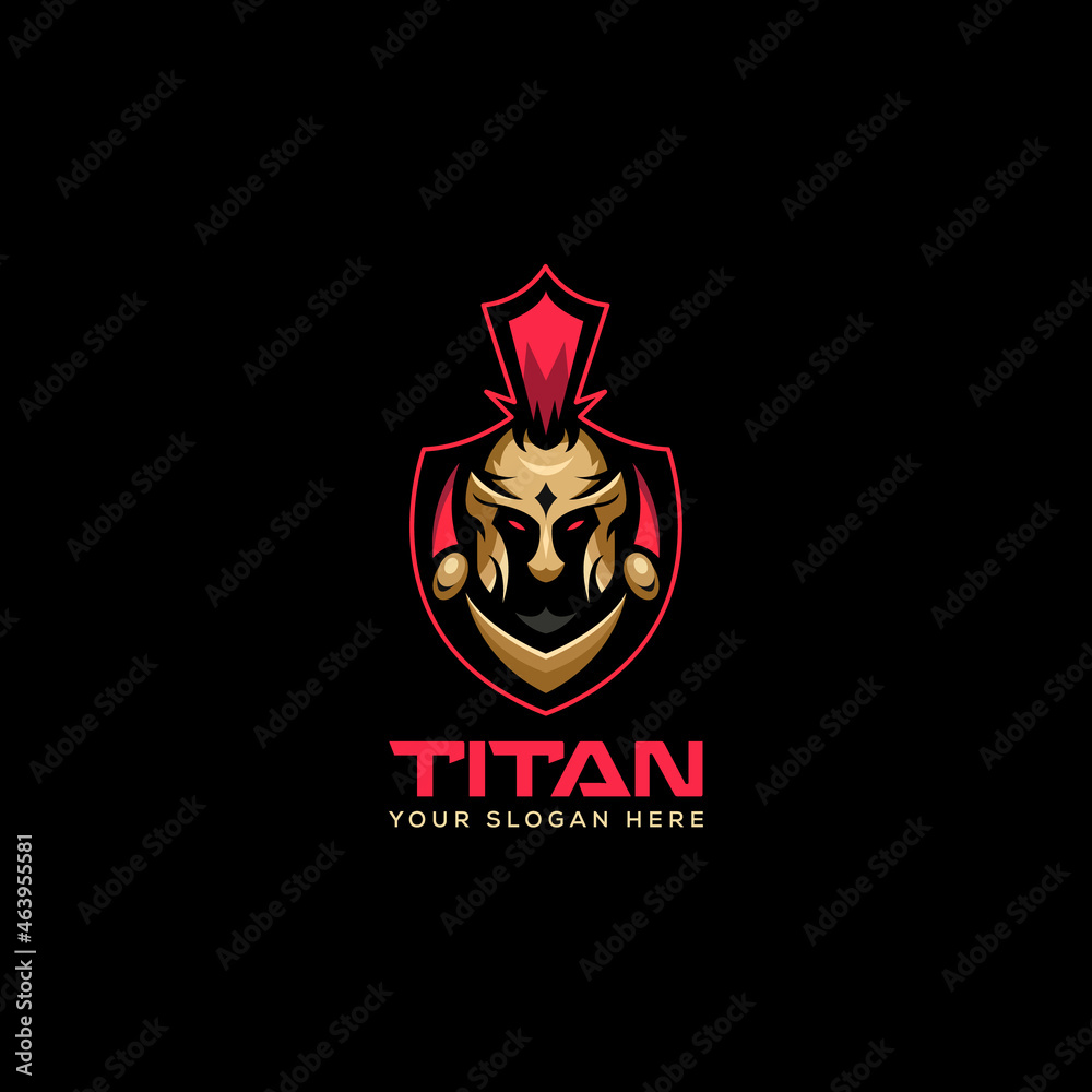 Titan logo, simple, clean but elegant. Titan or spartan logotype with ...