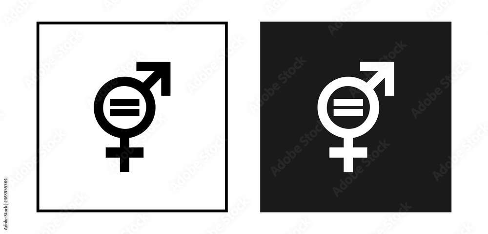 Poster Gender equality icon – Wall Art | UkPosters